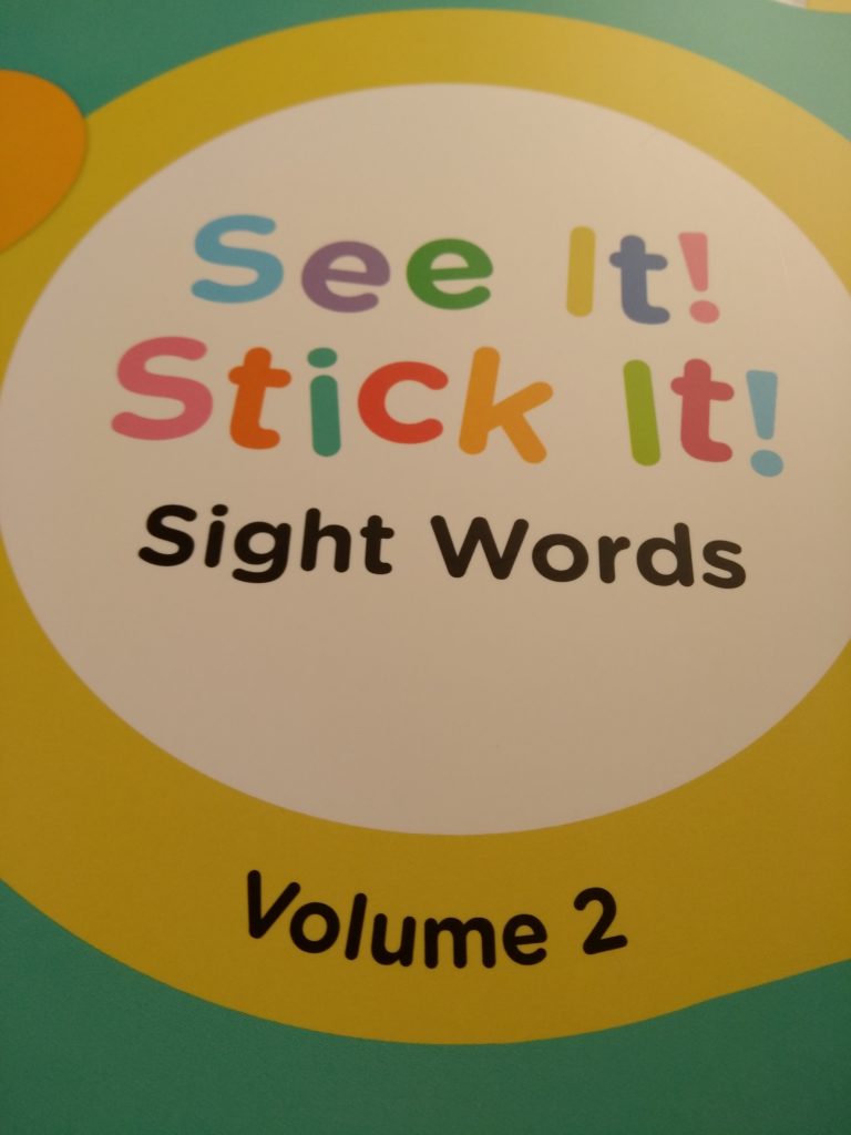 Review of See it!Stick it! sight words
