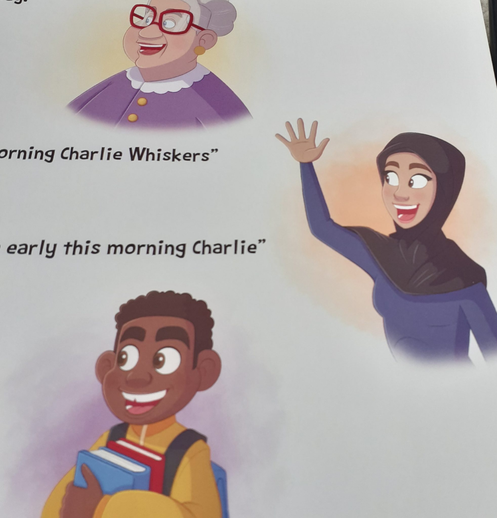 Charlie Whiskers in "something fishy"; children's book review